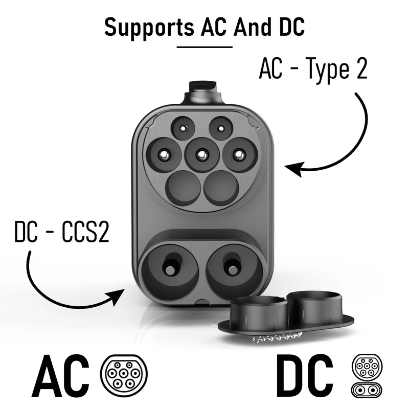 Adapter CCS Typ 2 auf CCS Typ 1